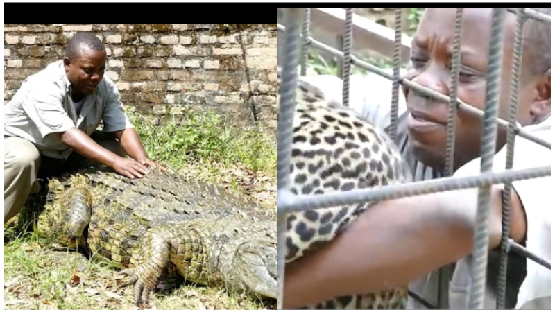 Umugabo ubana n'inyamaswa z'inkazi mu rugo akomeje gutera abantu ubwoba ...