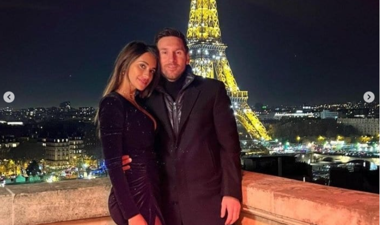 Lionel Messi n'umugore we bakoze agashya kumunara wa Eiffel mubufaransa ...