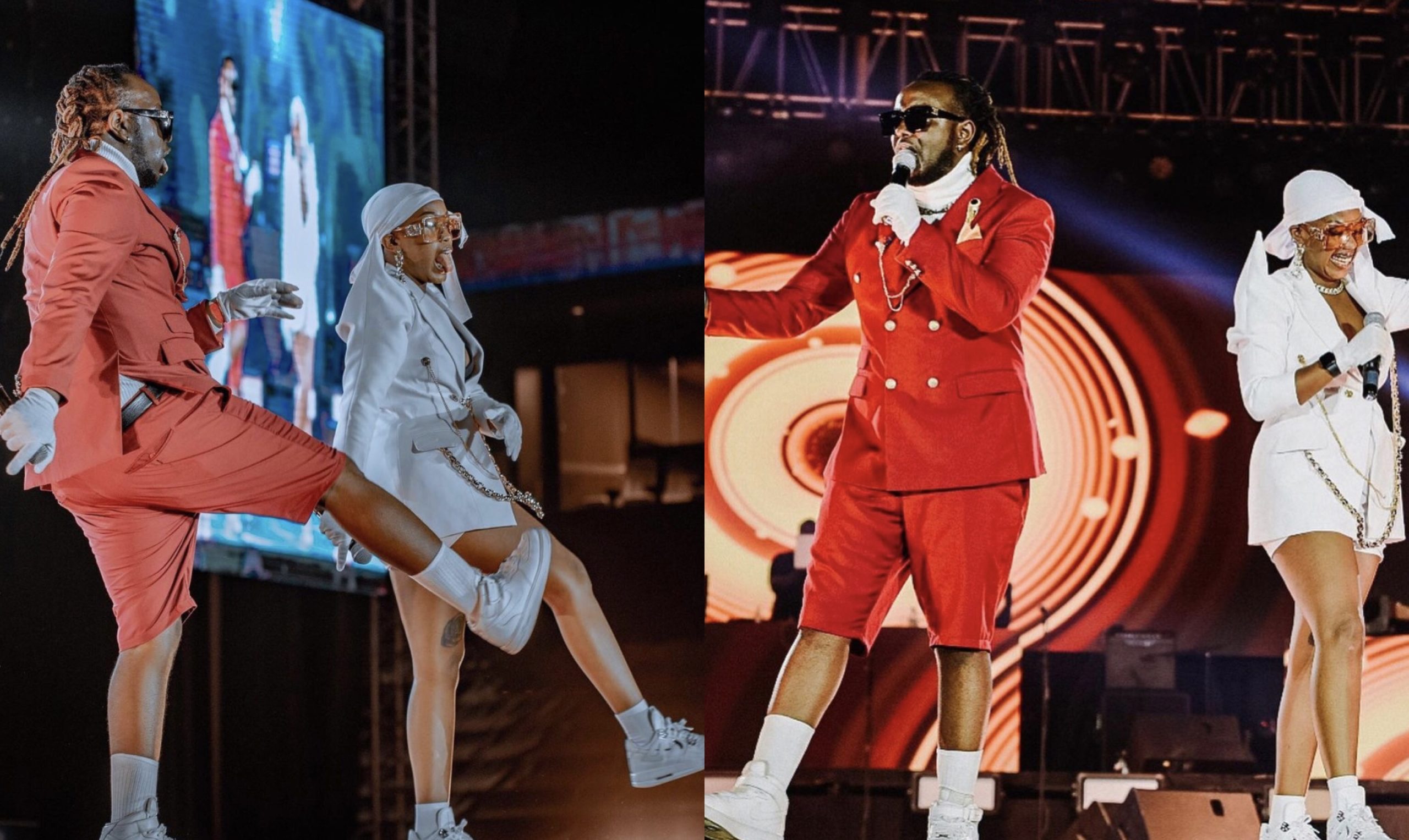 Video: Reba ibyo Bianca Baby na Mc Buryohe bakoreye imbere y’abafana ...