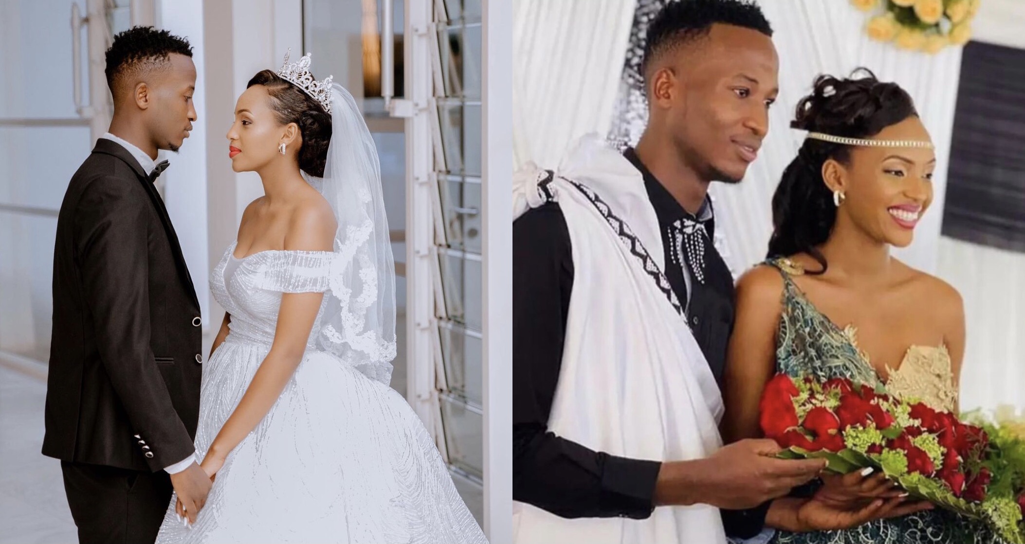 Andi mafoto n’amashusho mutabonye yaranze ubukwe bwa Byiringiro Lague ...