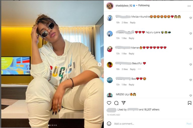 Nyuma yo kuzuza miliyoni y'abamukurikira kuri Instagram, Shaddy Boo ...