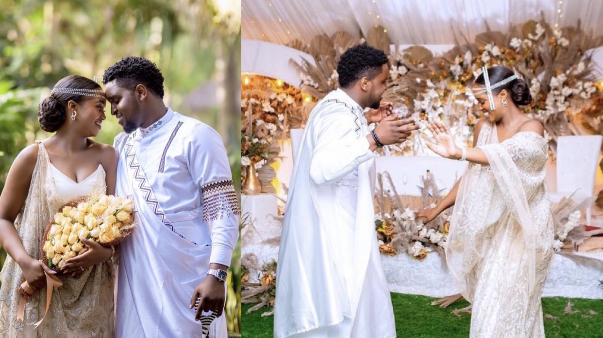 Amafoto yaranze umuhango wo gusaba no gukwa w’umukobwa wegukanye ikamba ...