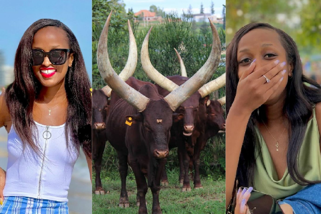 "Nabonye inka zifite ibiti binini" Umukobwa uri mu kiruhuko mu Rwanda ...