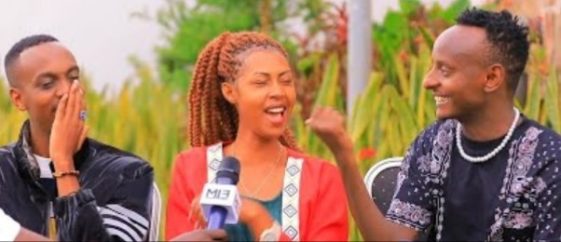 Miss Nyambo abasore bagize itsinda rya Zuby Comedy bamukoreye ...