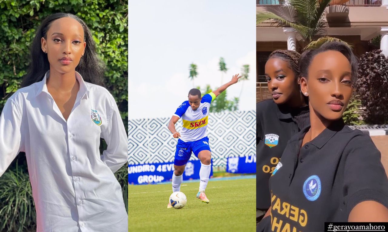 Miss Rwanda 2022 Muheto Divine yagiye i Huye gushyigikira ikipe ya ...