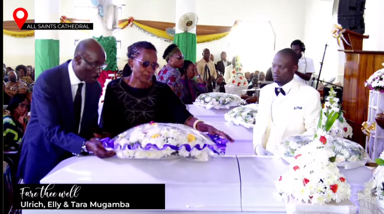 Byari amarira n'agahinda mu muhango wo gusezera abavandimwe batatu ba ...