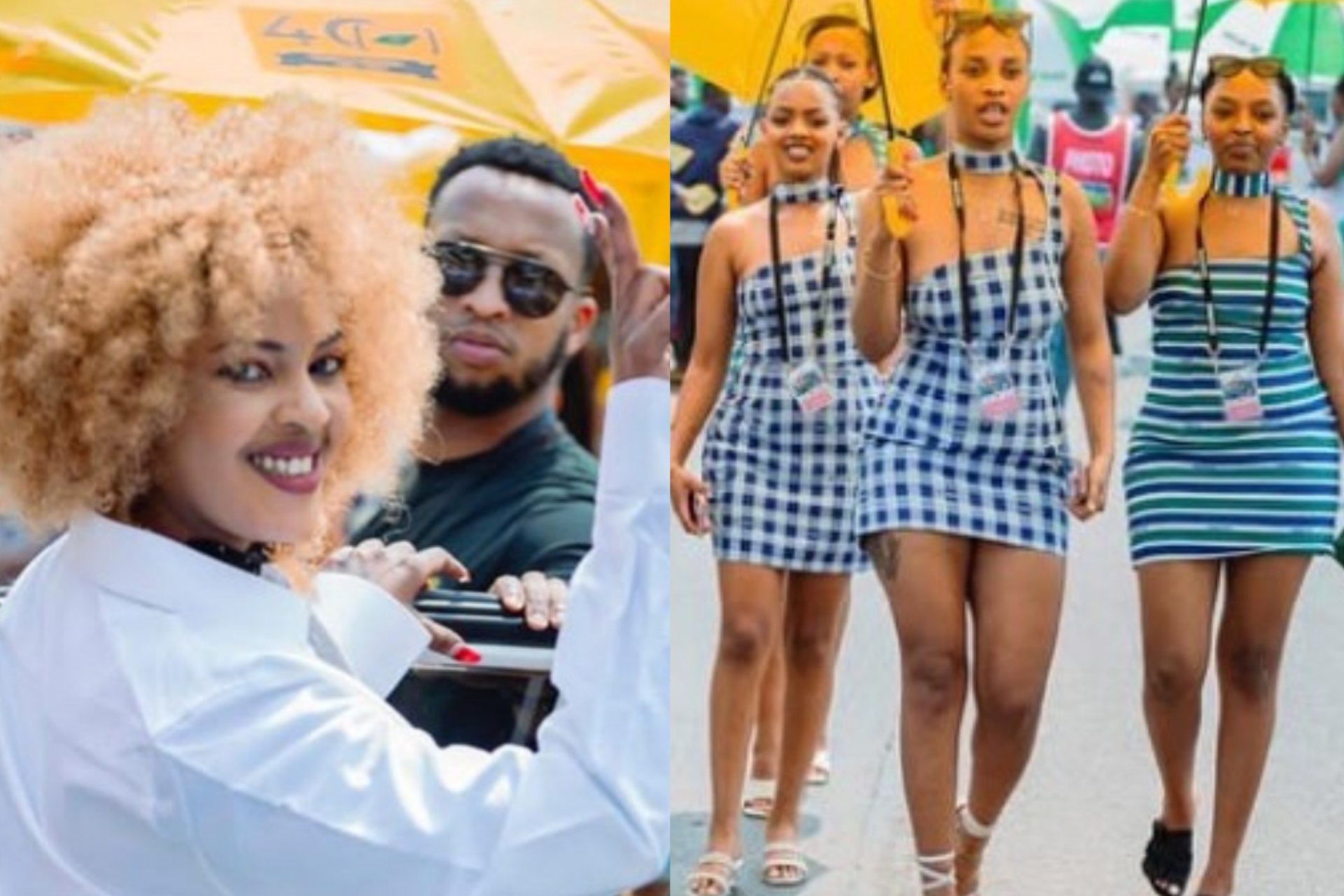 Mu mafoto atandukanye ihere ijisho abakobwa b'ibizungerezi bayobowe na ...