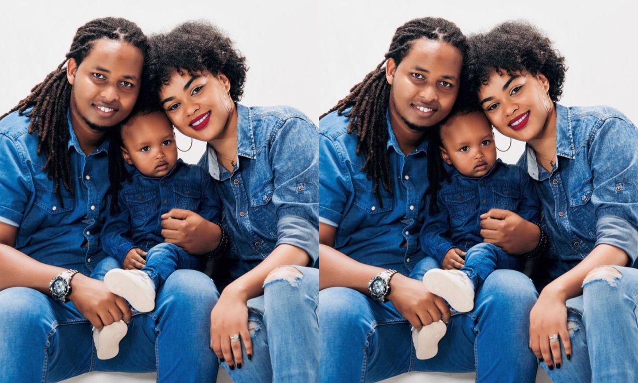 Umuhanzi Igor Mabano yatakagije umwana we n'umugore we babyaranye ...