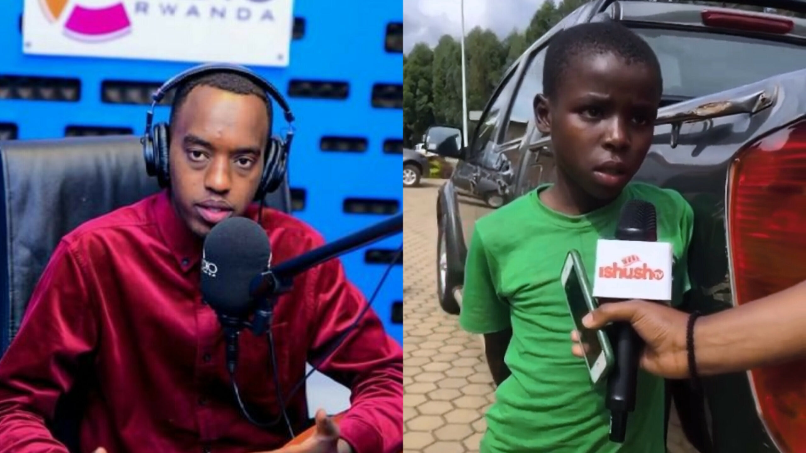 Reagan Rugaju yakozwe ku mutima n'imitoma yatewe n'umwana muto cyane ...