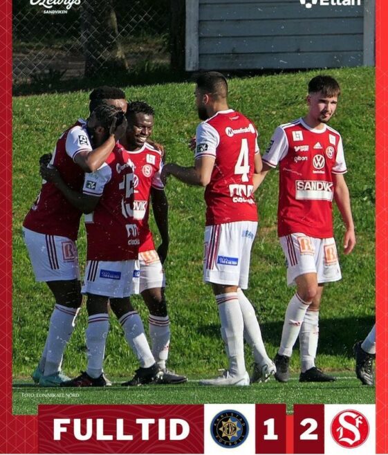 Byiringiro Lague yamusigariyeho! Ikipe ya Sandvikens IF ikinamo Yannick ...