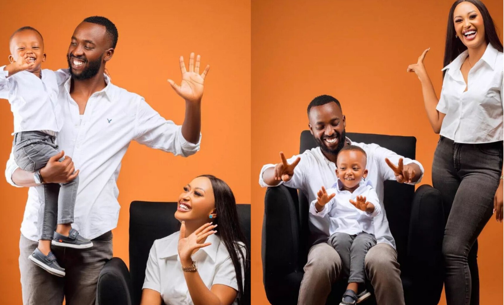 Umenya disi ari inshuti na papa we cyane kurusha mama we! Miss Muyango ...