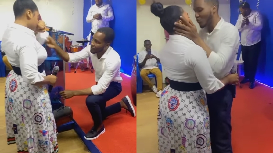 Abakirisitu biyi minsi ntibagitinya gusomanira ku ruhimbi! Umusore yatereye ivi mu rusengero ...