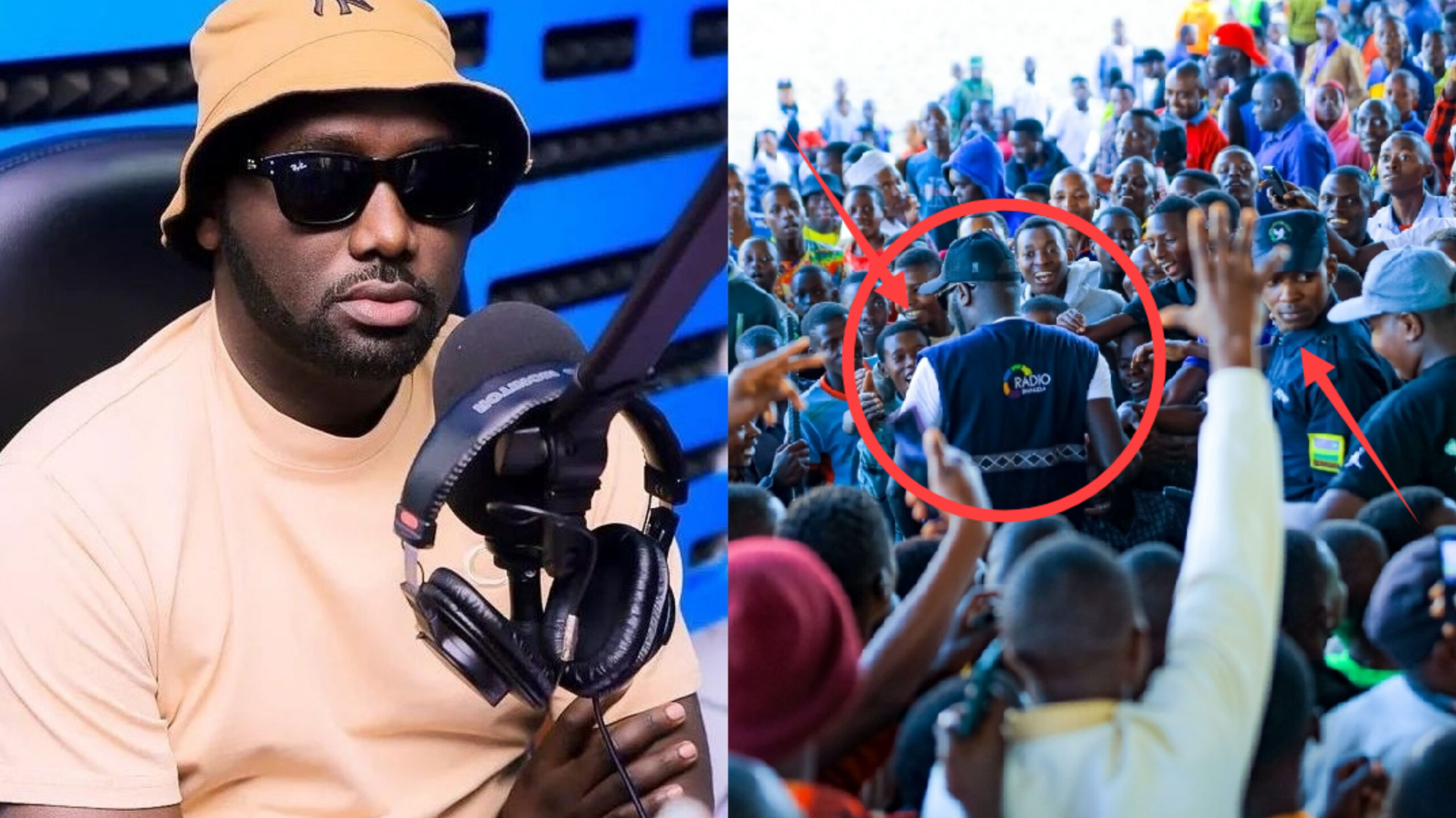 Hitabajwe abashinzwe umutekano! Umunyamakuru wa RBA, Axel Rugangura ...