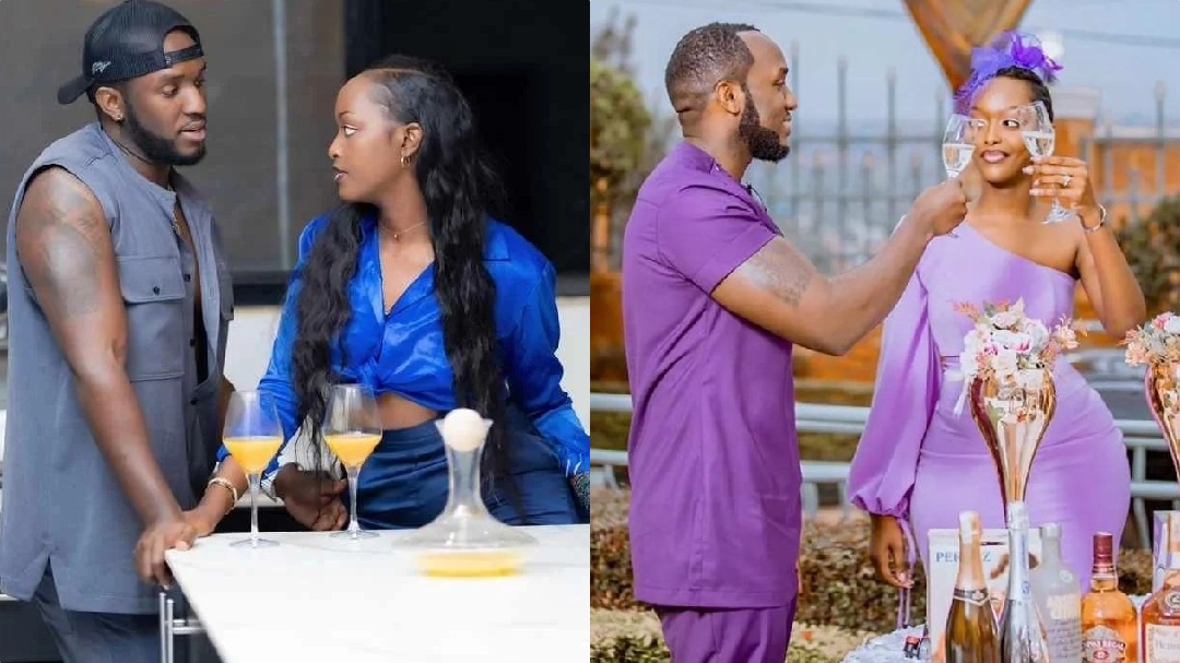 Miss Uwicyeza Pamela yateye imitoma umugabo we The Ben bari kwitegura ...