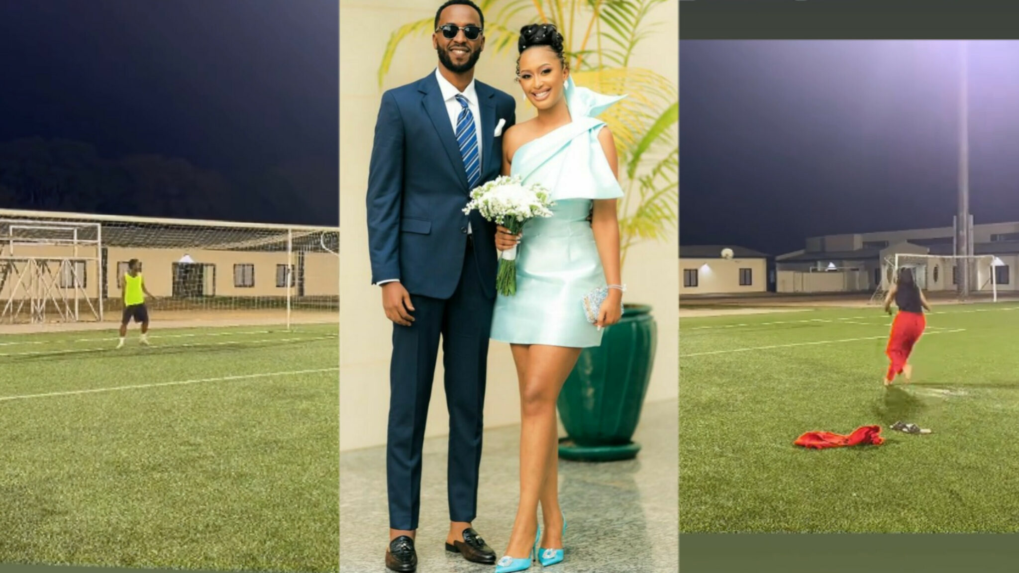 Amafoto mutabonye ya Byiringiro Lague n’umugore we ubwo basezeranaga ...