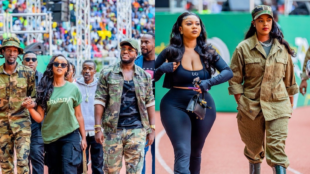 Marina yaje yambaye bote! Uko abahanzi b'ibyamamare mu Rwanda baserutse ...